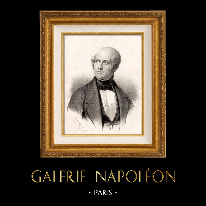 Gravures Anciennes & Dessins | Portrait de Odilon Barrot (1791-1873 ...