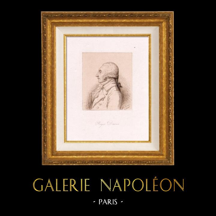 Gravures Anciennes & Dessins | Portrait de Roger Ducos (1747-1816 ...