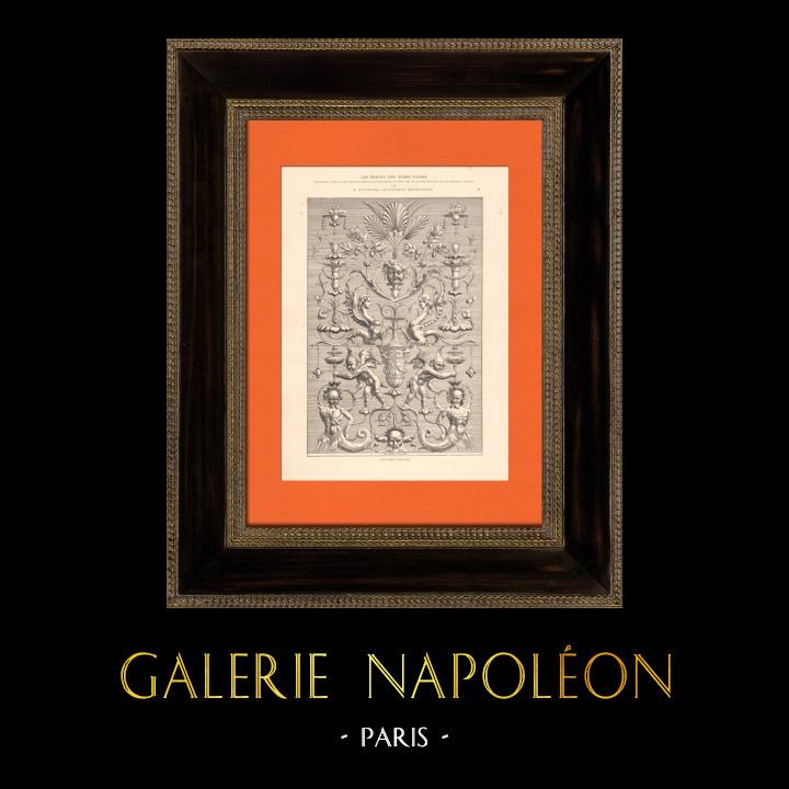 Antique Prints & Drawings | Architecture - Decoration - Italian ...