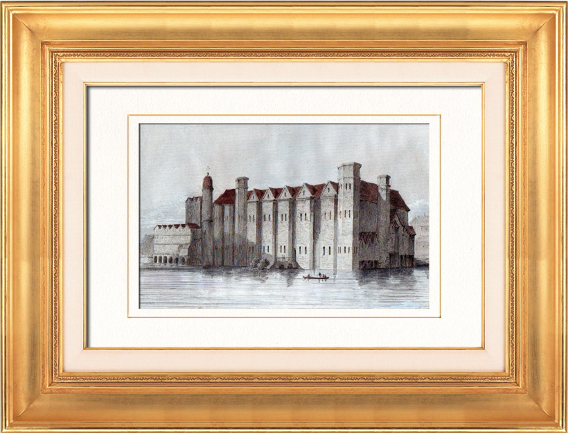 Antique Prints & Drawings | Baynard Castle - Yorkshire (England ...