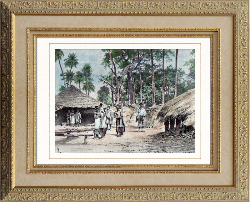 Antique Prints & Drawings | Indigenous people of Senegal - West Africa ...