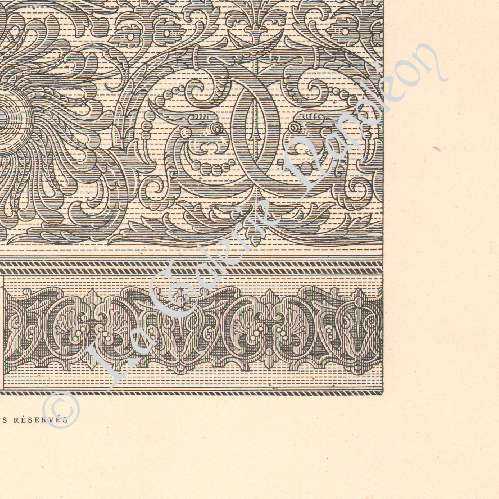 Gravures Anciennes & Dessins | Architecture - Décoration - Frise ...