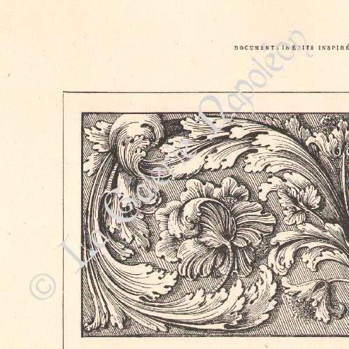 Gravures Anciennes & Dessins | Architecture - Décoration - Frise ...