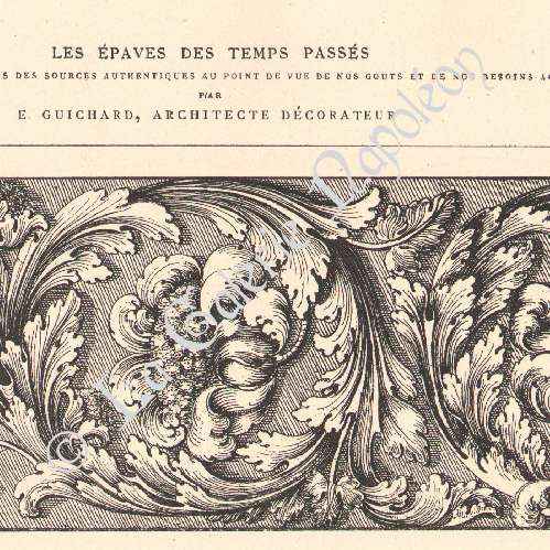 Gravures Anciennes & Dessins | Architecture - Décoration - Frise ...