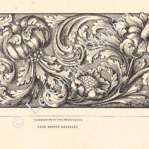 Gravures Anciennes & Dessins | Architecture - Décoration - Frise ...