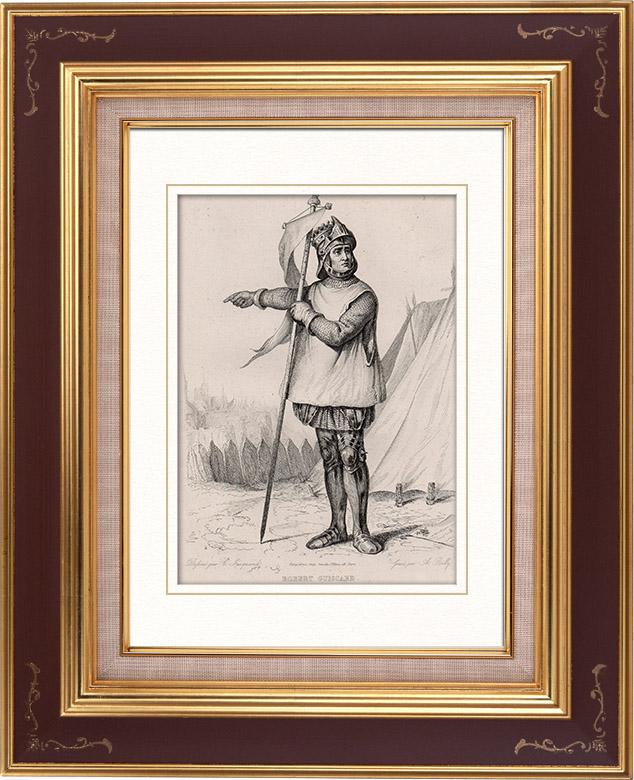 Stampe Antiche & Disegni | Ritratto di Roberto il Guiscardo - Roberto d ...