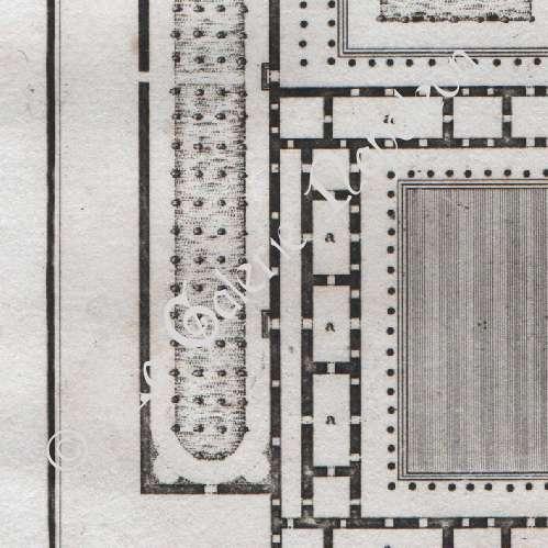 Grabados & Dibujos Antiguos | Palestra Griega - Antigua Grecia (Marco ...