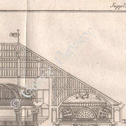 Antique Prints & Drawings | Drawing of Architect - Paris - Comédie ...
