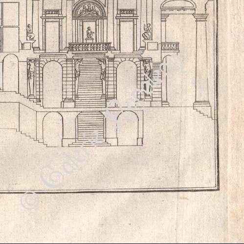 Antique Prints & Drawings | Drawing of Architect - Paris - Comédie ...