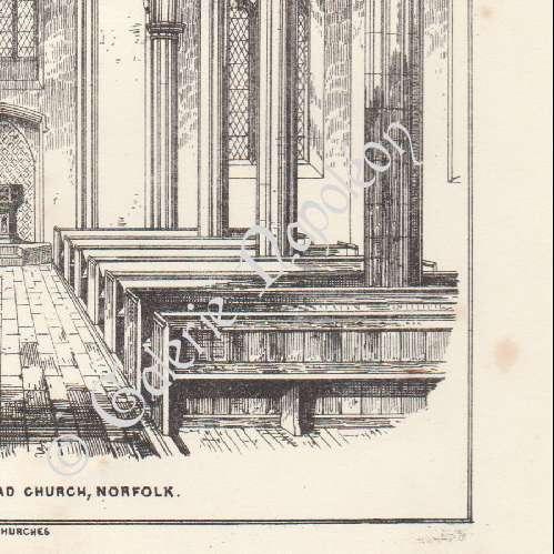 Gravures Anciennes & Dessins | Saint Mary's parish church - Tunstead ...