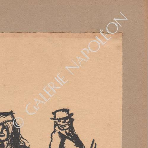 Antique Prints & Drawings | Caricature - Jacques Ochs - John Bull ...