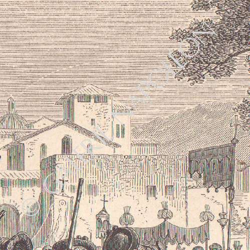Antique Prints & Drawings | Tumult of Aranjuez - Asturias - Spain (1808 ...